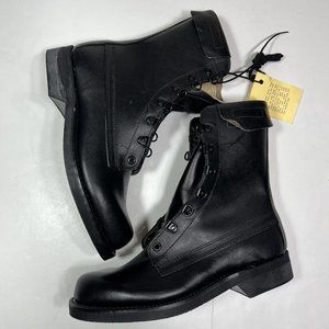Addison | Shoes | Vtg 9s Addison Shoe Company Black Combat Boots Mens 6 ...